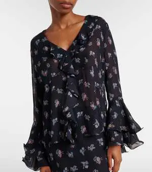 Dorothee Schumacher Floral Georgette Blouse