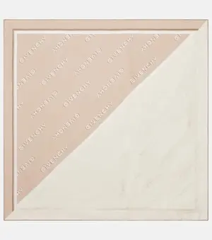Givenchy Logo Silk Twill Scarf - Multicoloured
