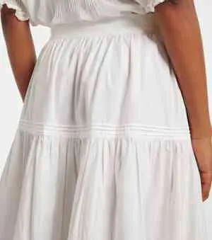 DÔEN Sebastiane Cotton Poplin Maxi Skirt