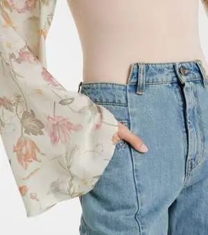 MAISON MARGIELA Floral Bodysuit