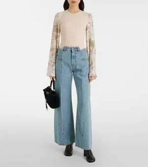 MAISON MARGIELA Floral Bodysuit