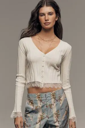 Maeve Long-sleeve Cropped Cardigan