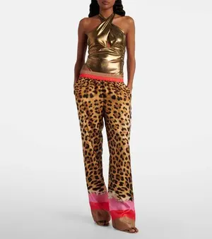 Roberto Cavalli Halterneck Bodysuit