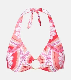 Melissa Odabash Printed Underwired Bikini Top - Multicoloured