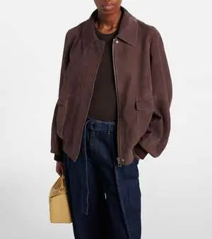 Loewe Suede Blouson Jacket