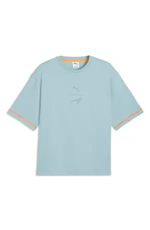 PUMA Mclaren Cotton Graphic T-shirt - Seafoam