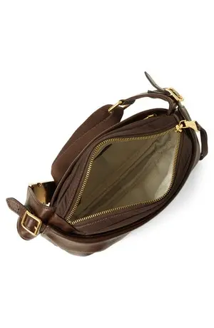 AIMEE Seeker Leather Sling Bag - Fudge/fudge
