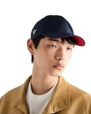 Prada Re-nylon Baseball Cap - Blue