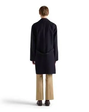 Prada Single-breasted Wool And Silk Coat