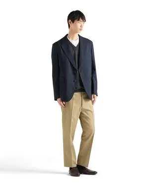 Prada Slim-fit Silk Trousers