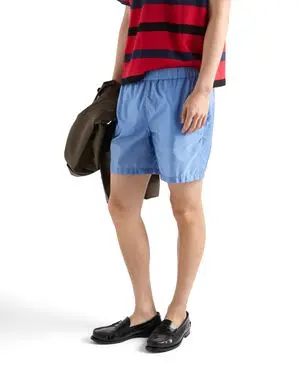 Prada Re-nylon Swim Trunks - Light Blue