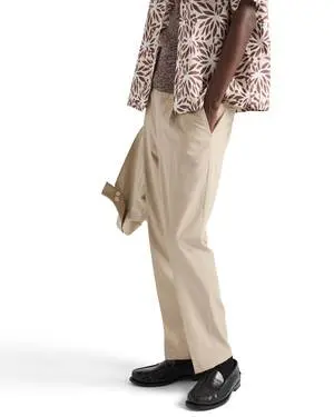 Prada Cotton Pants - Neutral