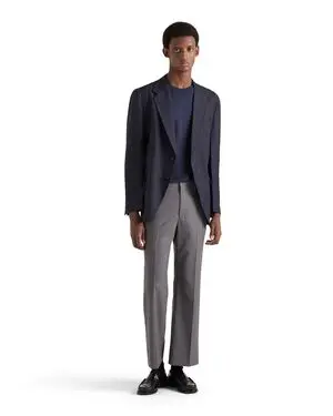 Prada Cahmere And Ilk T-hirt - Blue