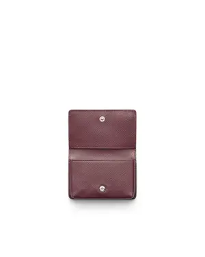 Prada Saffiano Leather Card Holder - Red