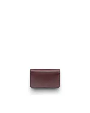 Prada Saffiano Leather Card Holder - Red
