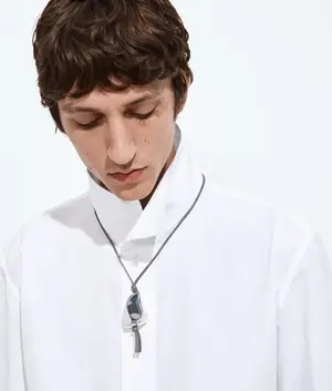 Bottega Veneta Prisma Pendant Necklace