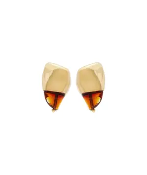 Bottega Veneta Small Prisma Earrings Taffy
