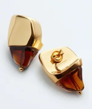 Bottega Veneta Small Prisma Earrings - Taffy