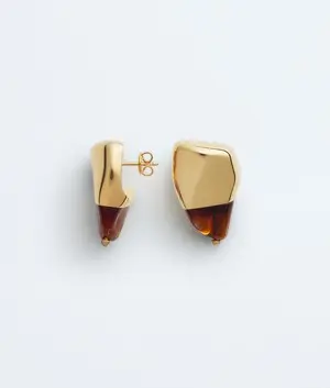 Bottega Veneta Small Prisma Earrings - Taffy