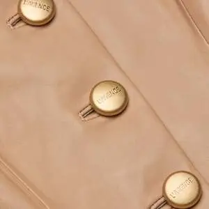 L'AGENCE Mariella Leather Jacket - Cappuccino