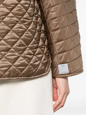 Max Mara Padded Blouson Jacket - Brown