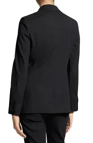 Theory Linen-blend Blazer - Black