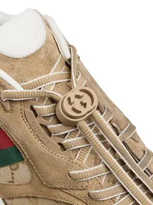 Gucci 2.0 Lace-up Sneakers - Brown