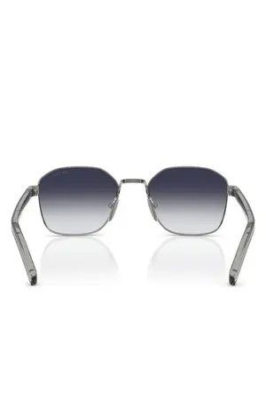Prada 51mm Square Sunglasses - Gunmetal/grey Gradient