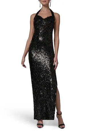 Donna Karan New York Sequined Cocktail Dresses
