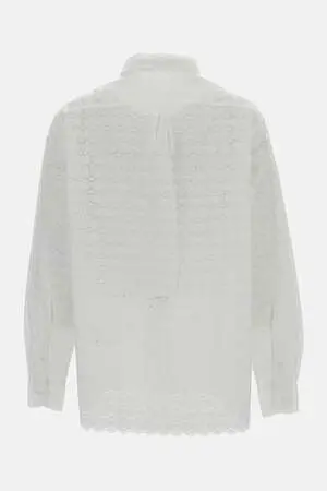 META CAMPANIA COLLECTIVE Pablo Embroidered Cotton Shirt - White
