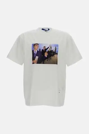 Junya Watanabe Short-sleeved Shirt With Print - White