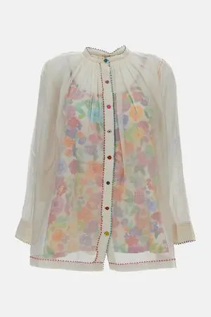 Pero Silk Blend Blouse