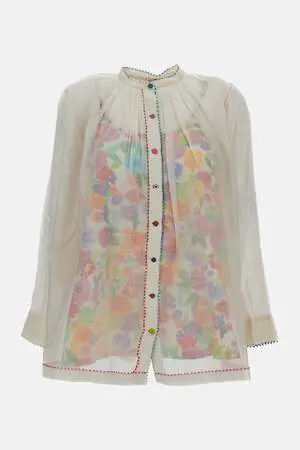 Pero Silk Blend Blouse