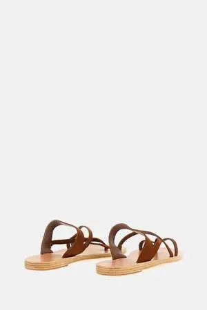 ANCIENT GREEK SANDALS Flat Suede Sandals