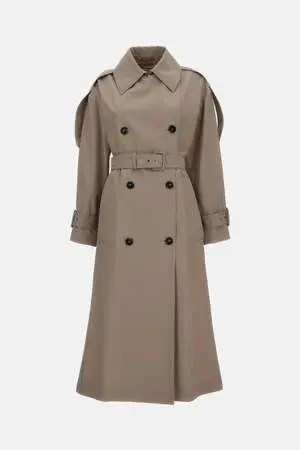 Beige Raincoat