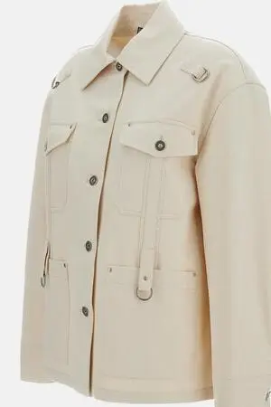 DURAZZI MILANO Denim Overshirt - Beige