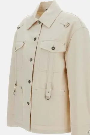 DURAZZI MILANO Denim Overshirt - Beige
