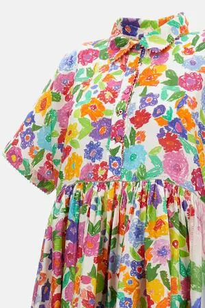 Pero Floral Print Silk Blend Dress