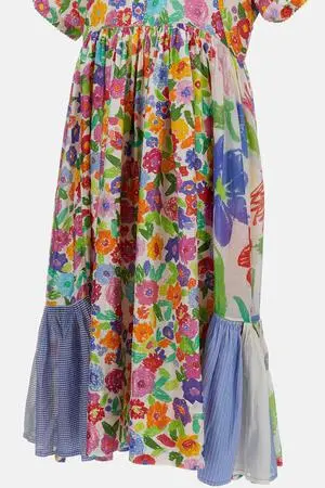 Pero Floral Print Silk Blend Dress