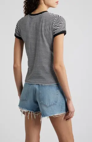 FRAME Ringer Pima Cotton T-shirt