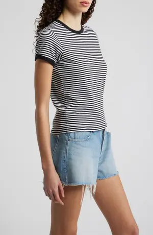 FRAME Ringer Pima Cotton T-shirt
