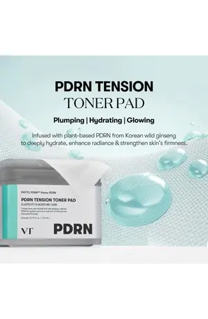 VT COSMETICS Pdrn Tension Toner Pad - Grey