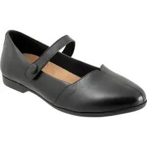 Trotters Irene Mary Jane Flat - Black