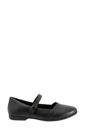 Trotters Irene Mary Jane Flat - Black