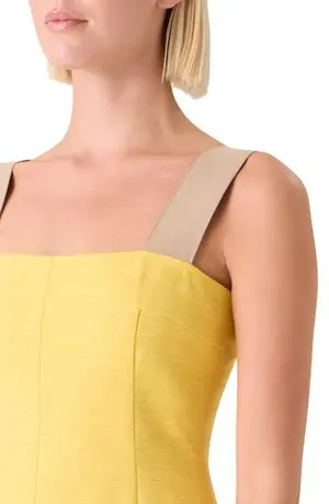 Akris Silk & Cotton Shantung Sundress