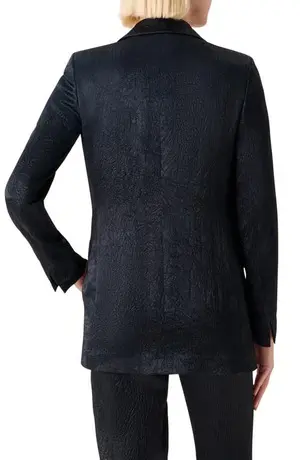 Akris Relaxed-fit Crinkled Satin Jacket