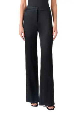 Akris Marla Crinkled Straight-leg Pants