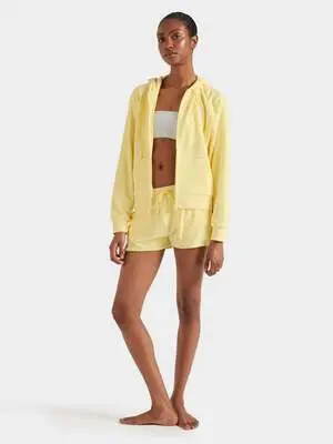 Hunza G Terry Towelling Shorts - Butter