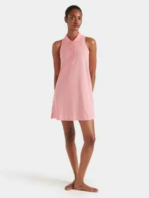 Hunza G Terry Towelling Tennis Dress - Pink