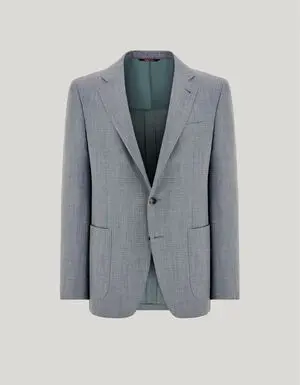 Canali Brianza Wool, Silk, And Linen-blend Jacket